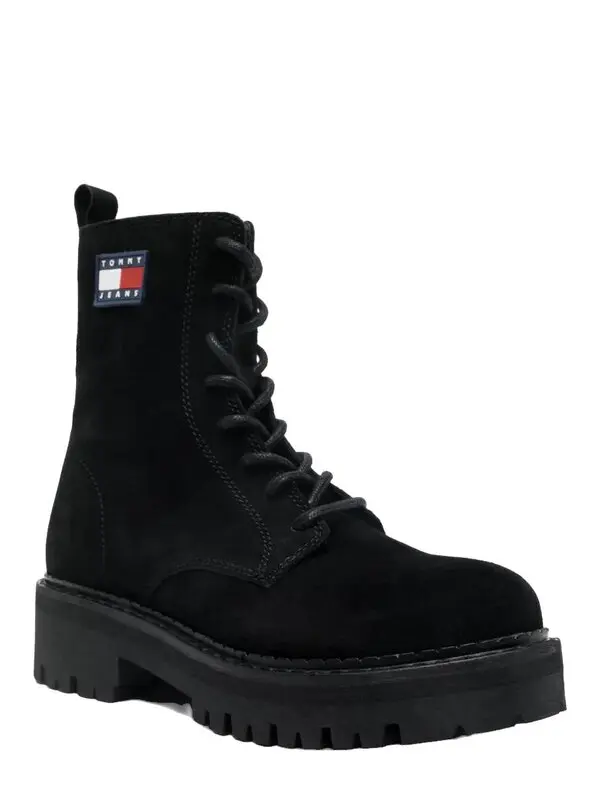 Tommy Hilfiger Suede Boots - Black