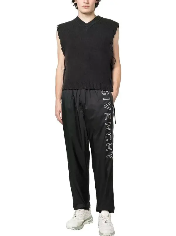 Givenchy Embroidered-logo Detail Track Pants - Black