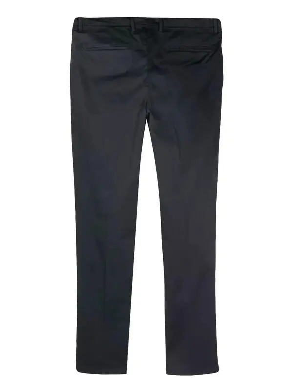Boglioli Pressed-crease Straight-leg Trousers - Blue