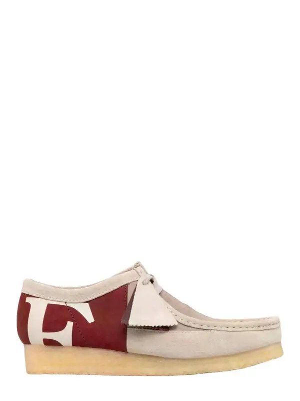 Clarks X Franck Pellegrino Wallabee Loafers - Red