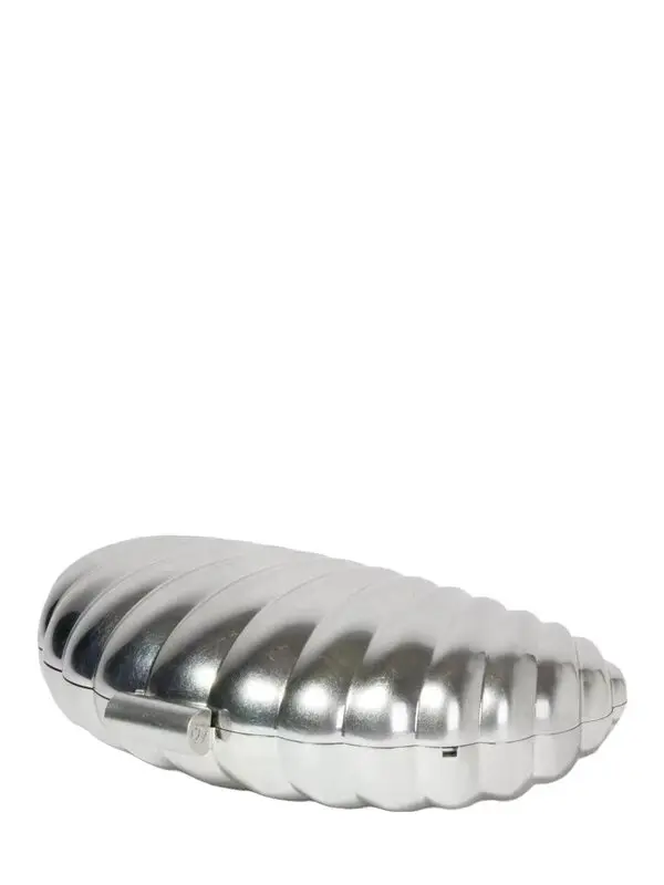 Simkhai Monet Shell-motif Clutch Bag - Silver