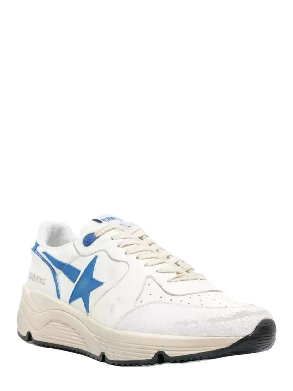 GOLDEN GOOSE Running Leather Sneakers - White