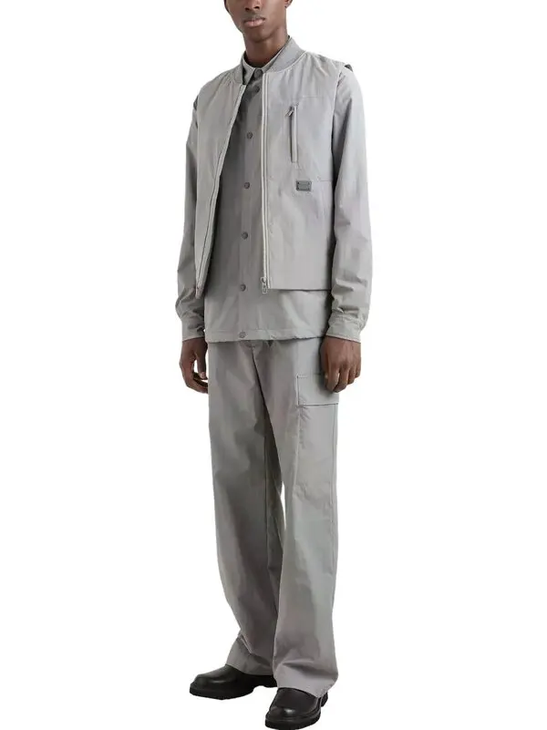 Dolce & Gabbana Elasticated Waist Cargo Trousers - Grey