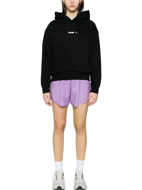 JIL SANDER Logo-print Hoodie - Black