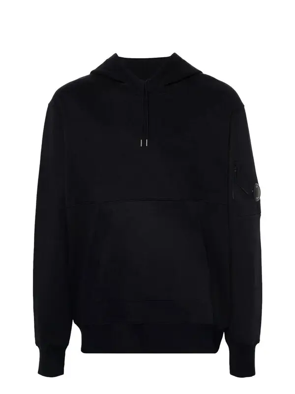 C.P. COMPANY Lens-detail Hoodie - Blue