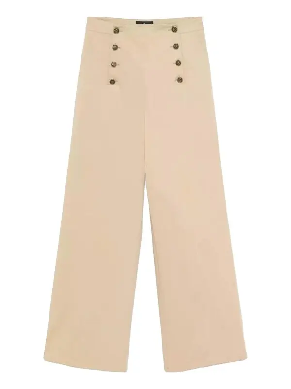 Etro Panel-detail Trousers - Neutrals
