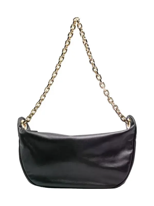 Fabiana Filippi Leather Tote Bag With Eyelet Detail - Black