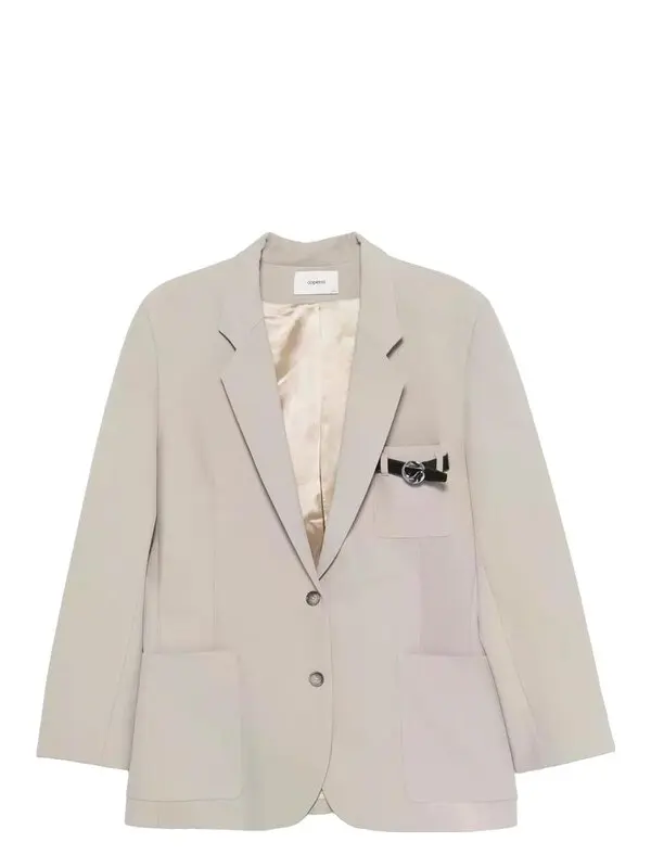 Coperni Belted-pocket Blazer - Green