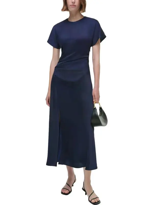 Simkhai Draped Midi Dress - Blue