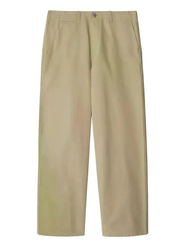 Burberry Straight-leg Cotton Chinos - Neutrals