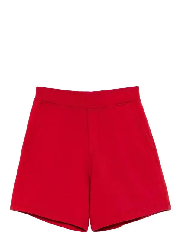 Dsquared2 Jersey Texture Track Shorts - Red