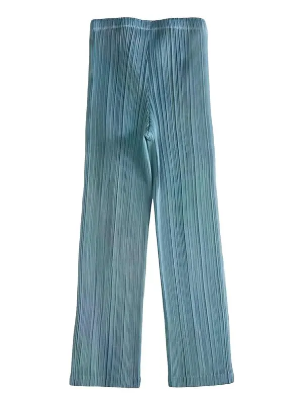 Issey Miyake Pleated Trousers - Blue