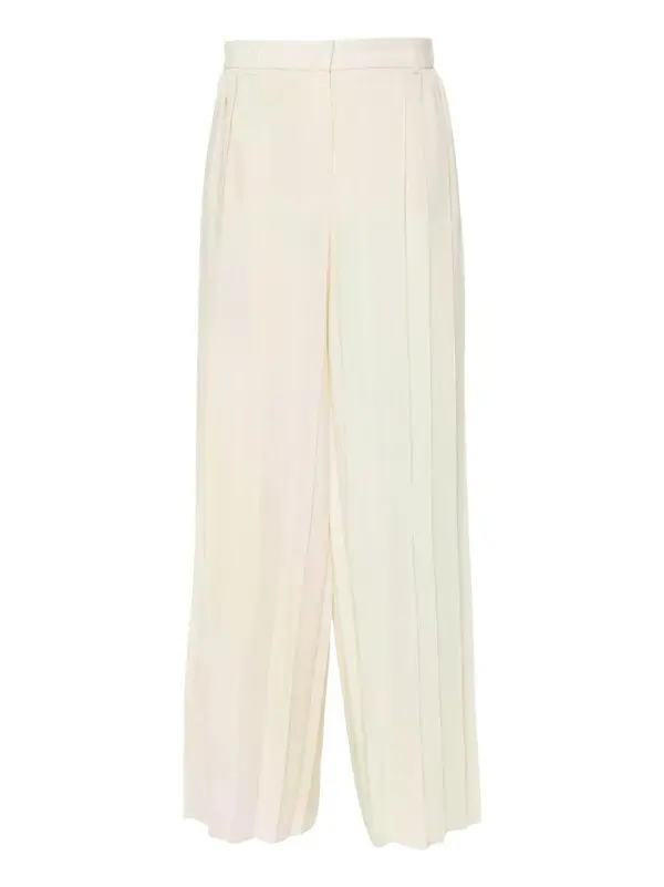 JOSEPH Tibre Pleated Trousers - Neutrals