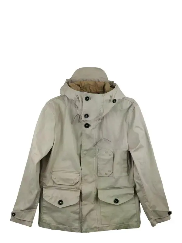 TEN C Smock Hooded Windbreaker - Neutrals