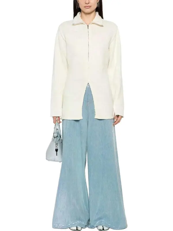 MAISON MARGIELA High-neck Jumper - White