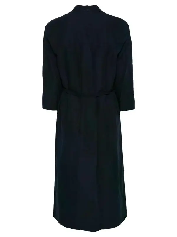Vince Band-collar Midi Dress - Blue