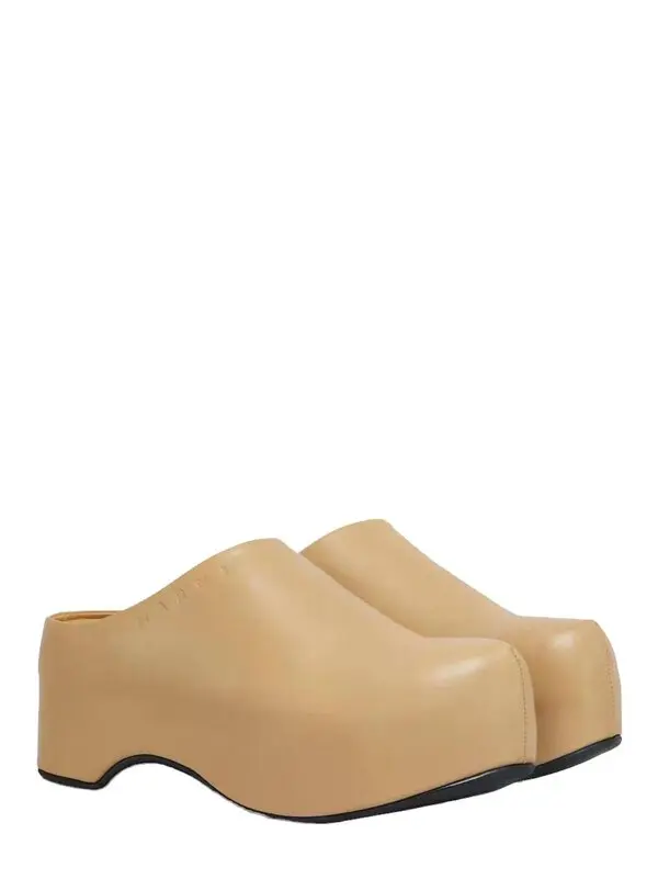 Marni Platform Clogs - Neutrals