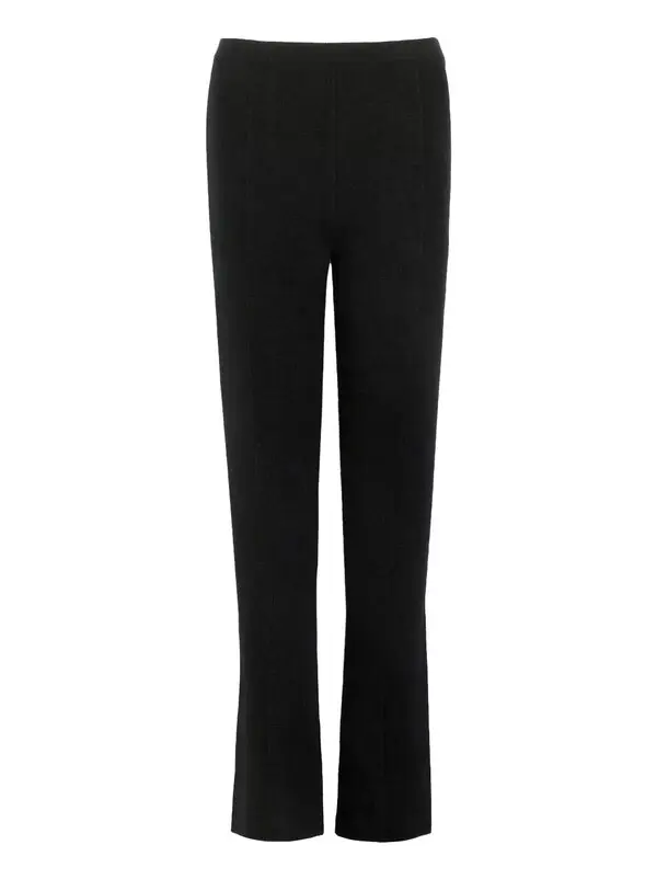 BARRIE X Sofia Coppola Cropped Knitted Leggings - Black