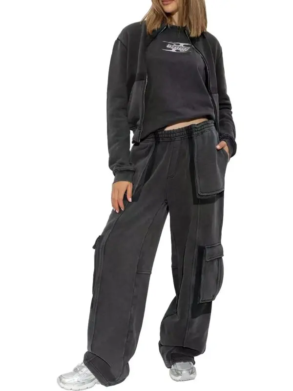 Alexander Wang Cropped Cotton Jacket - Black