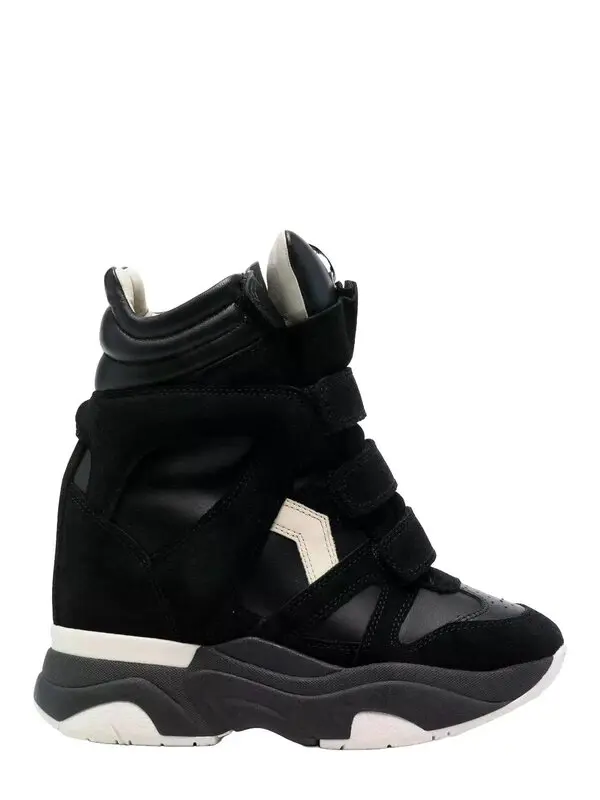 Isabel Marant Étoile Balskee High-top Leather Sneakers - Black