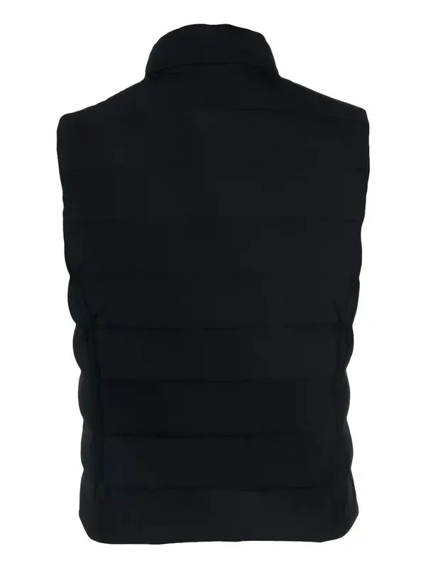 MOORER Oliver-kn Padded Gilet - Blue
