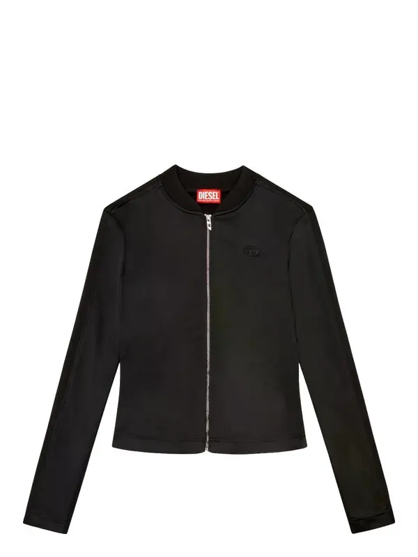 DIESEL® Oper Logo-embroidered Jacket - Black