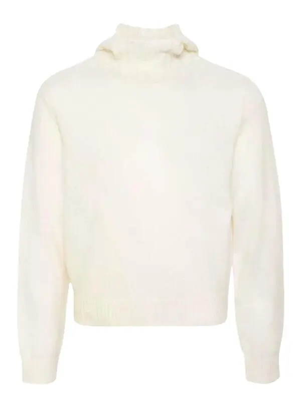 CHARLES JEFFREY Roll Neck Wide Sleeve Jumper - Neutrals