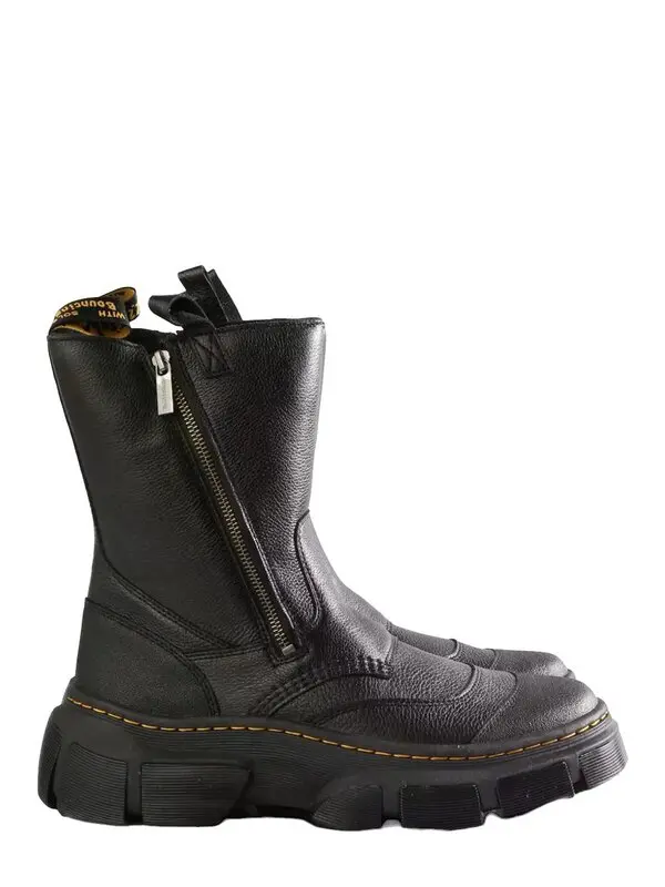 Dr. Martens Leather Zip-up Boots - Black