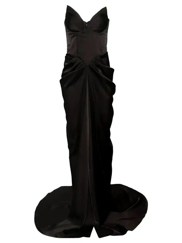 ANA RADU Corset Style Gown - Black