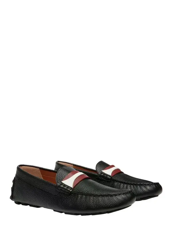 Bally Perthy Leather Loafers - Black