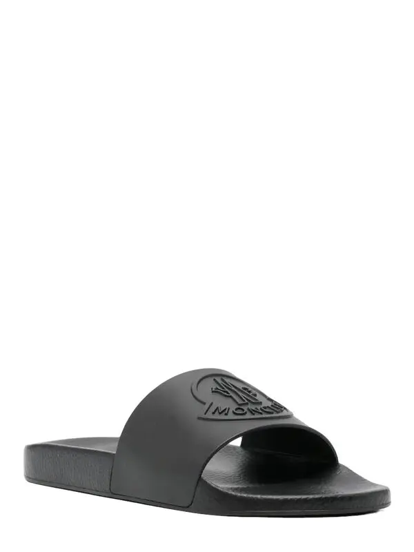 Moncler Basile Slides - Black