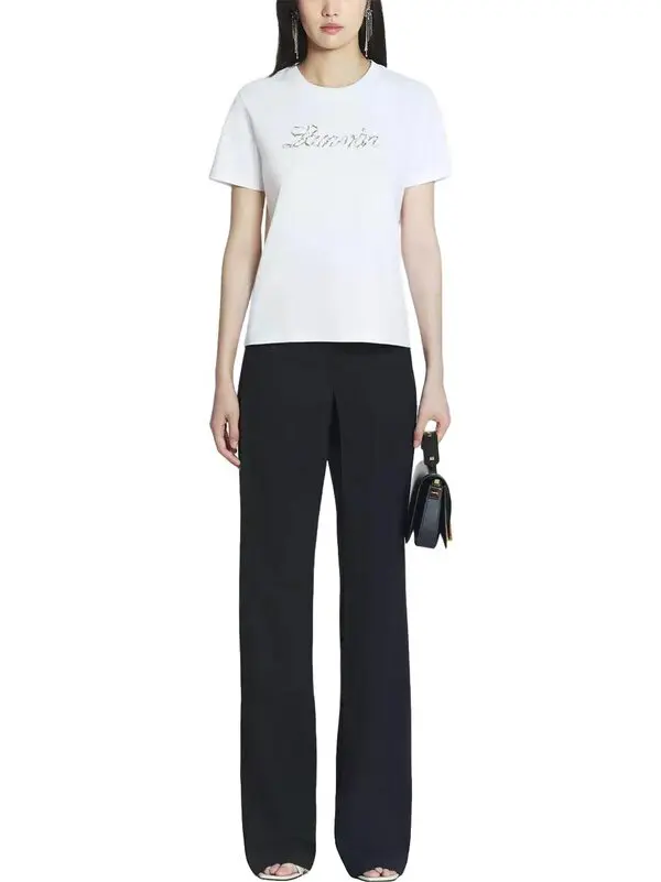 LANVIN Belted Trousers - Black