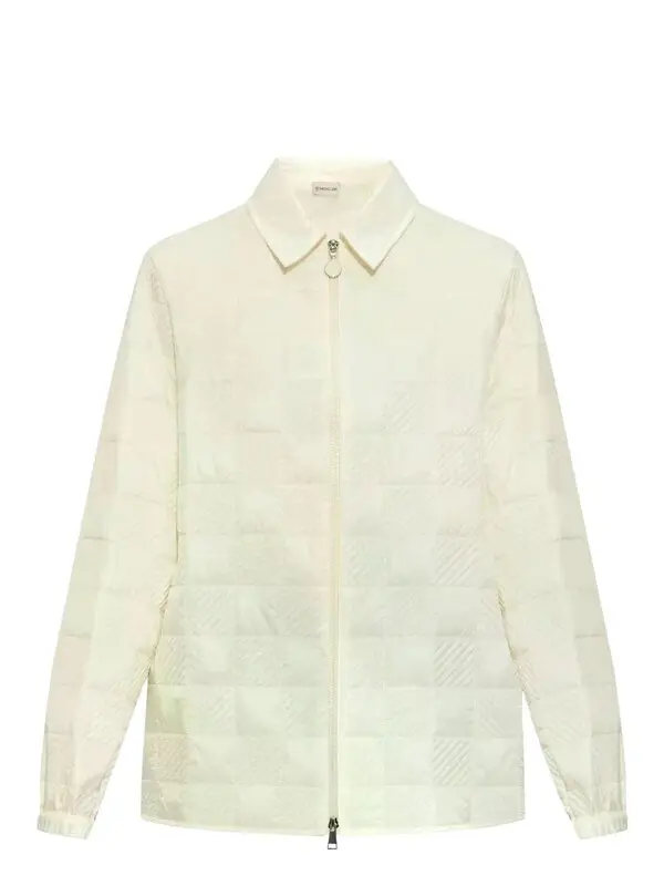 Moncler Logo-appliqué Jacket - Neutrals