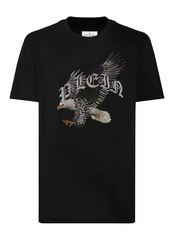 Philipp Plein Ss Eagle-print T-shirt - Black