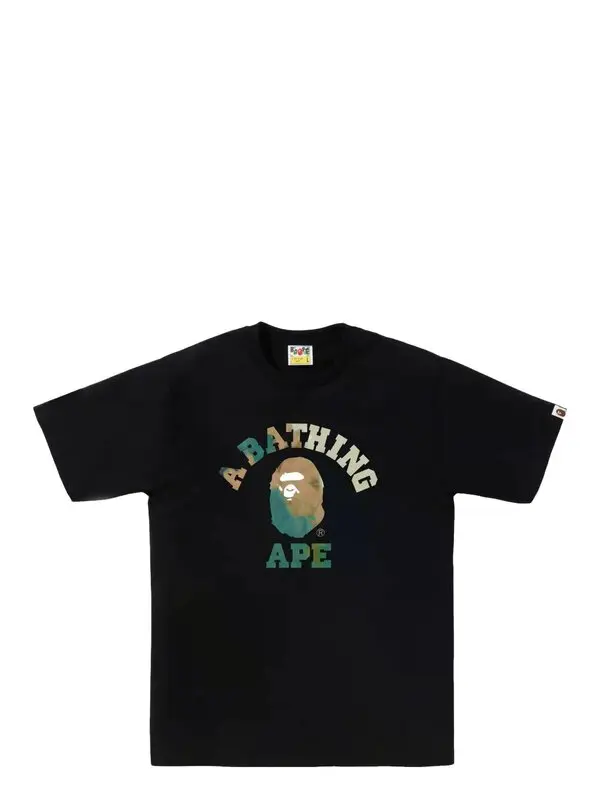 A BATHING APE Logo-print T-shirt - Black