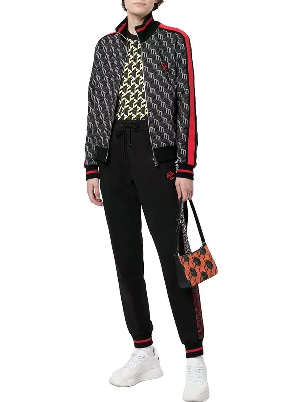 Mcm Mini Cubic-monogram Shoulder Bag - Multicolour