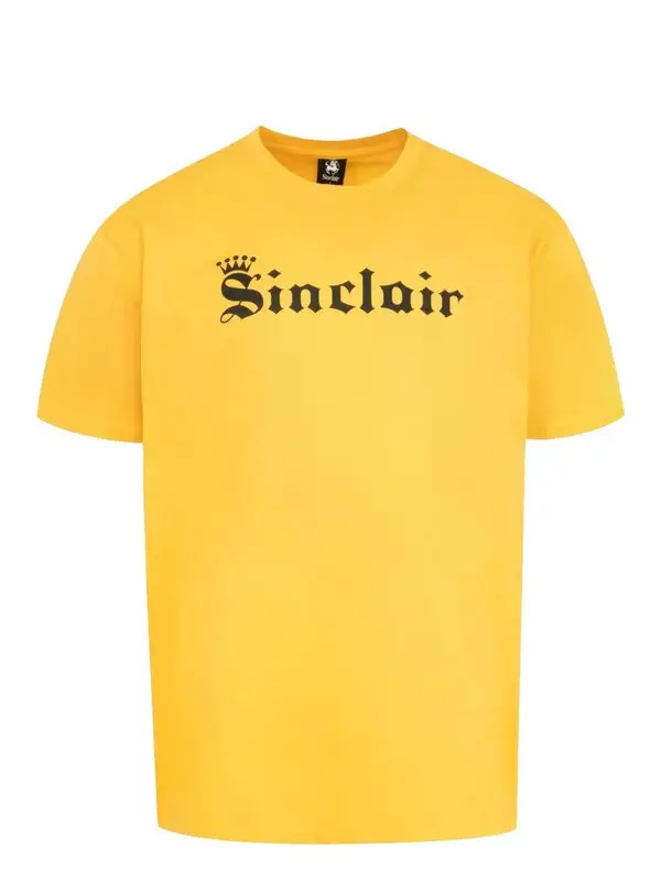 SINCLAIR Old English Crown T-shirt - Yellow