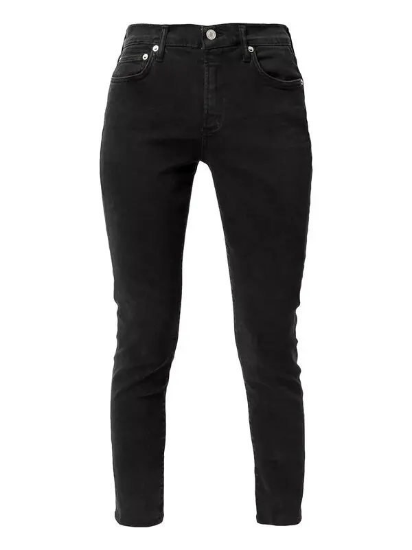 AGOLDE Mid-rise Skinny Jeans - Black
