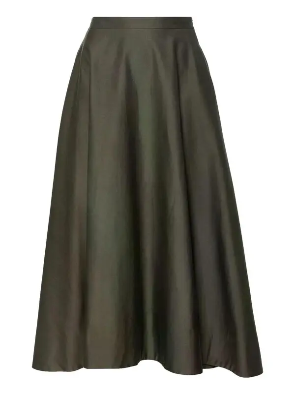 BLANCA VITA Gengy A-line Midi Skirt - Grey
