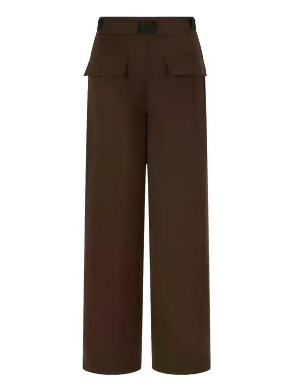STUDIO TOMBOY Wool Belted Trousers - Brown