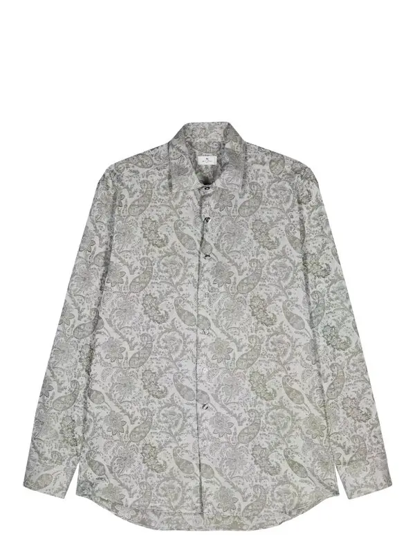 Etro Floral Paisley Shirt - Neutrals