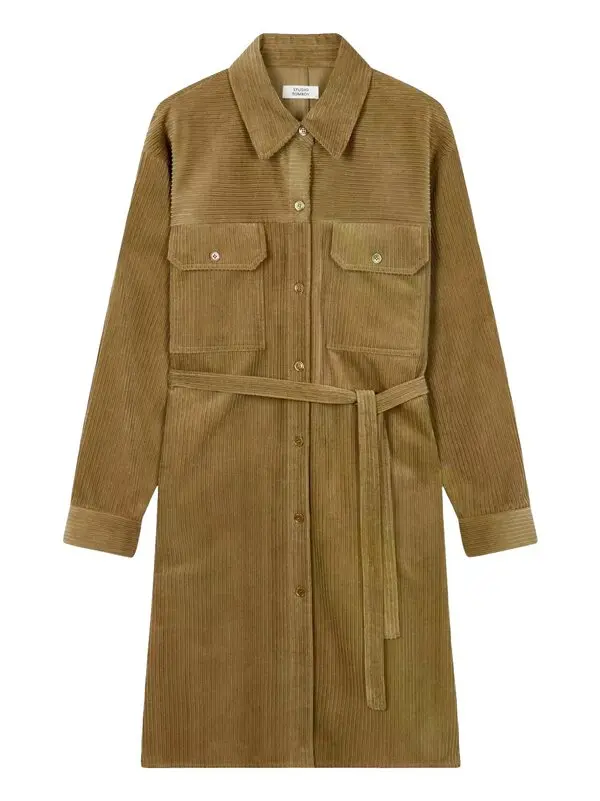 STUDIO TOMBOY Corduroy Dress - Neutrals
