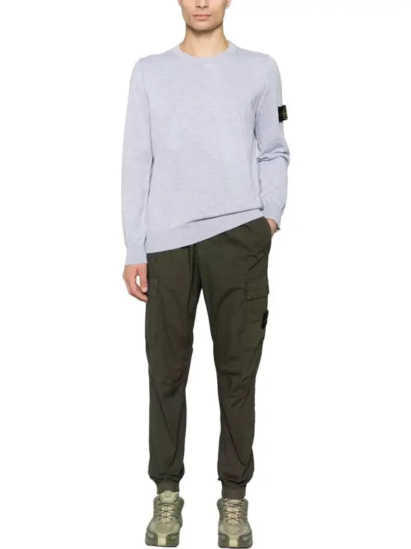 Stone Island Compass Badge Sweater - Grey