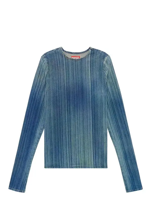 DIESEL® De-bob-fsd1 Long-sleeved T-shirt - Blue