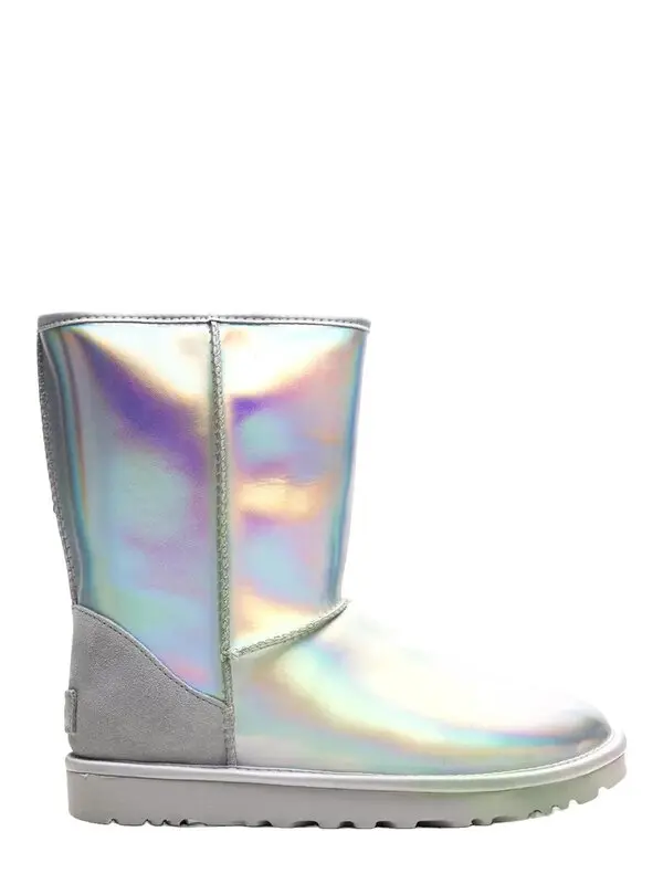 UGG Classic Short Iridescent Boots - Silver