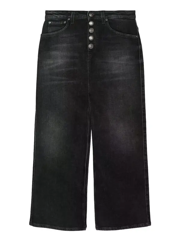 DONDUP Denim Midi Skirt - Black