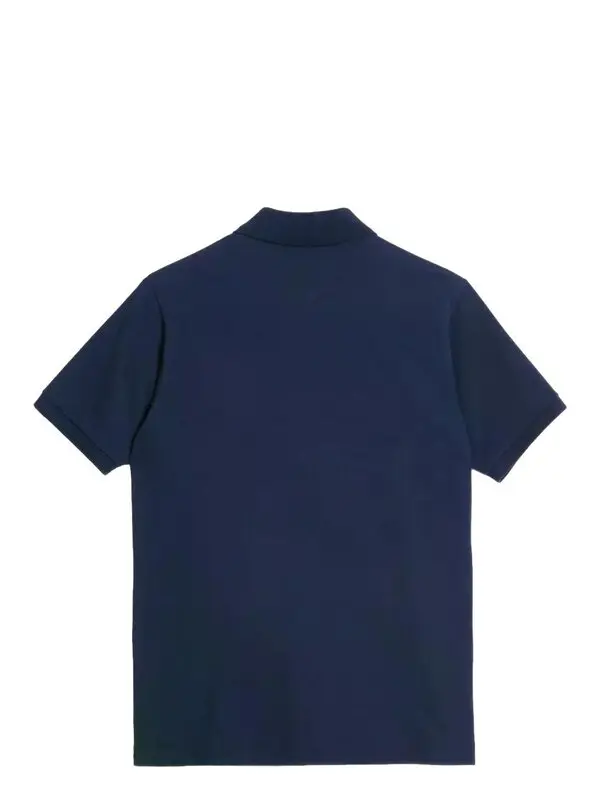 Valentino Garavani Vlogo-embroidered Polo Shirt - Blue
