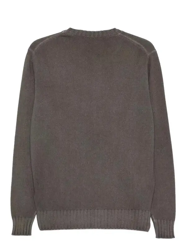 DELL'OGLIO Crew Neck Sweater - Grey