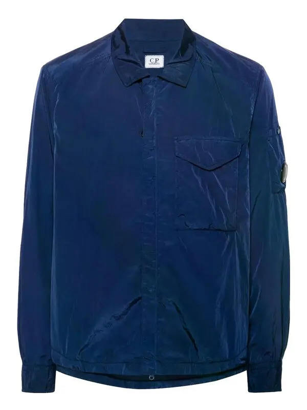 C.P. COMPANY Chrome-r Lens Overshirt - Blue