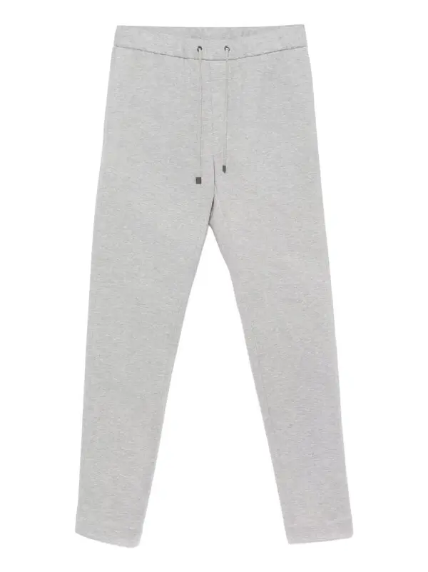 Peserico Mélange-effect Sweatpants - Grey